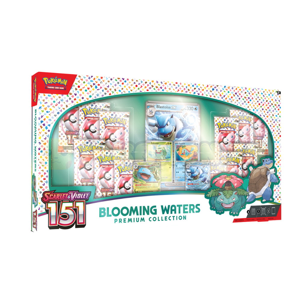 Pokémon 151: Blooming Waters Premium Collection Box Set - English – Pikamon